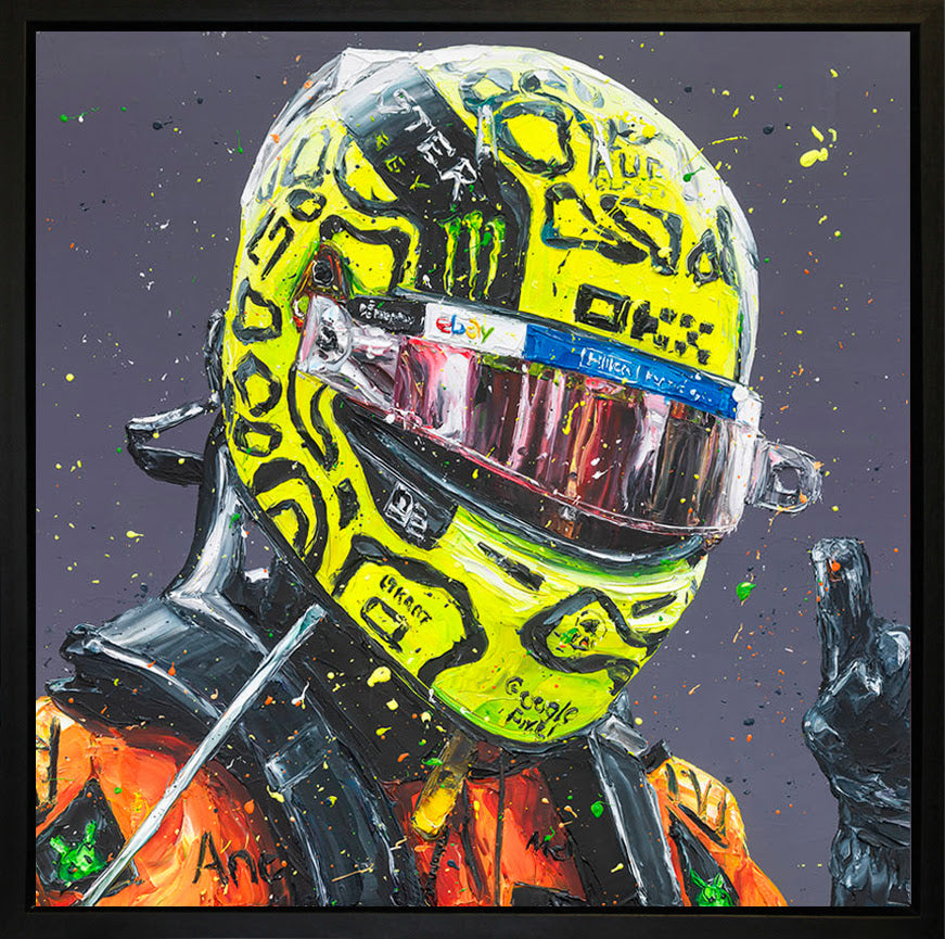 Lando First Win - Wall Of Champions – Chelmer Fine Art