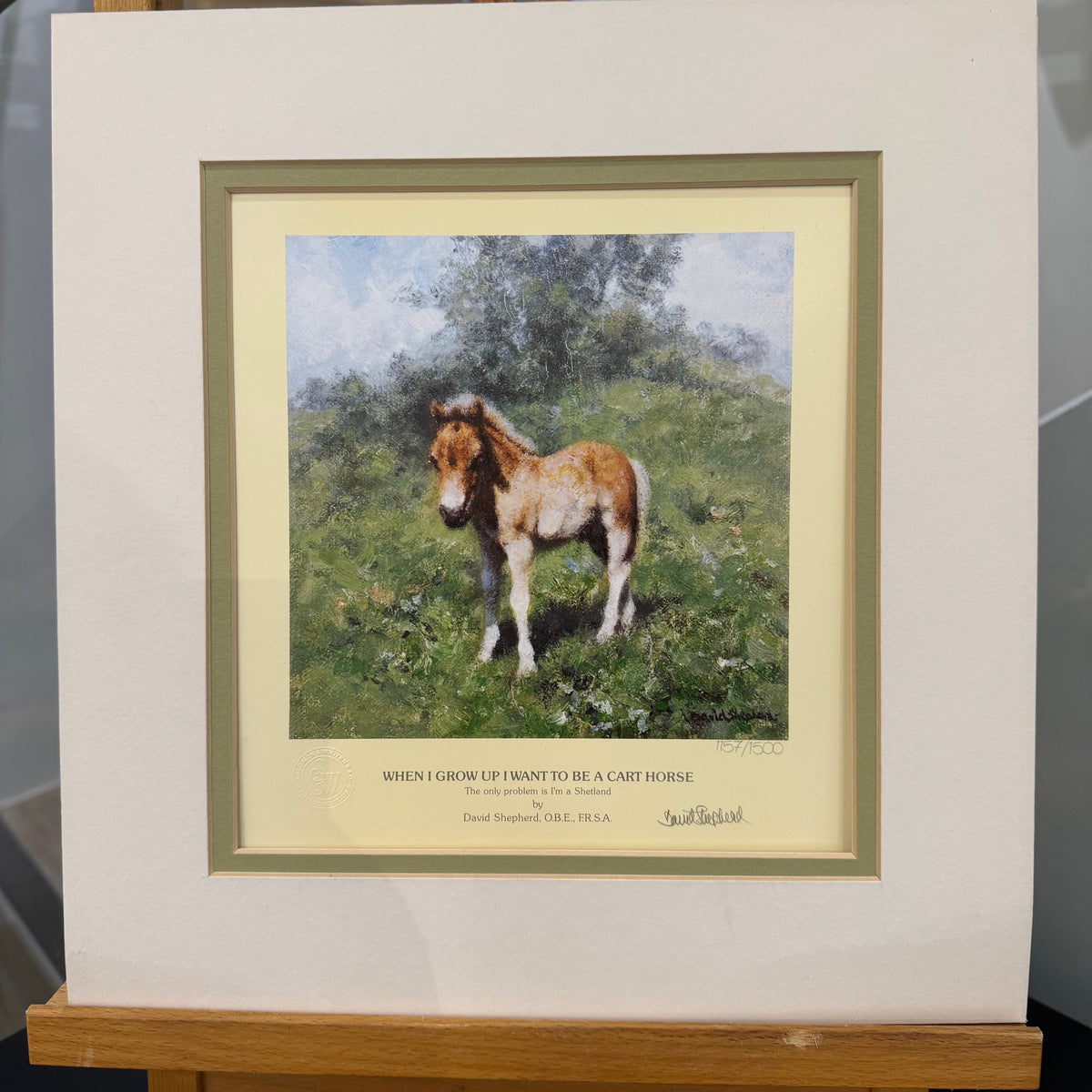 When I Grow Up I Want To Be A Cart Horse – Chelmer Fine Art